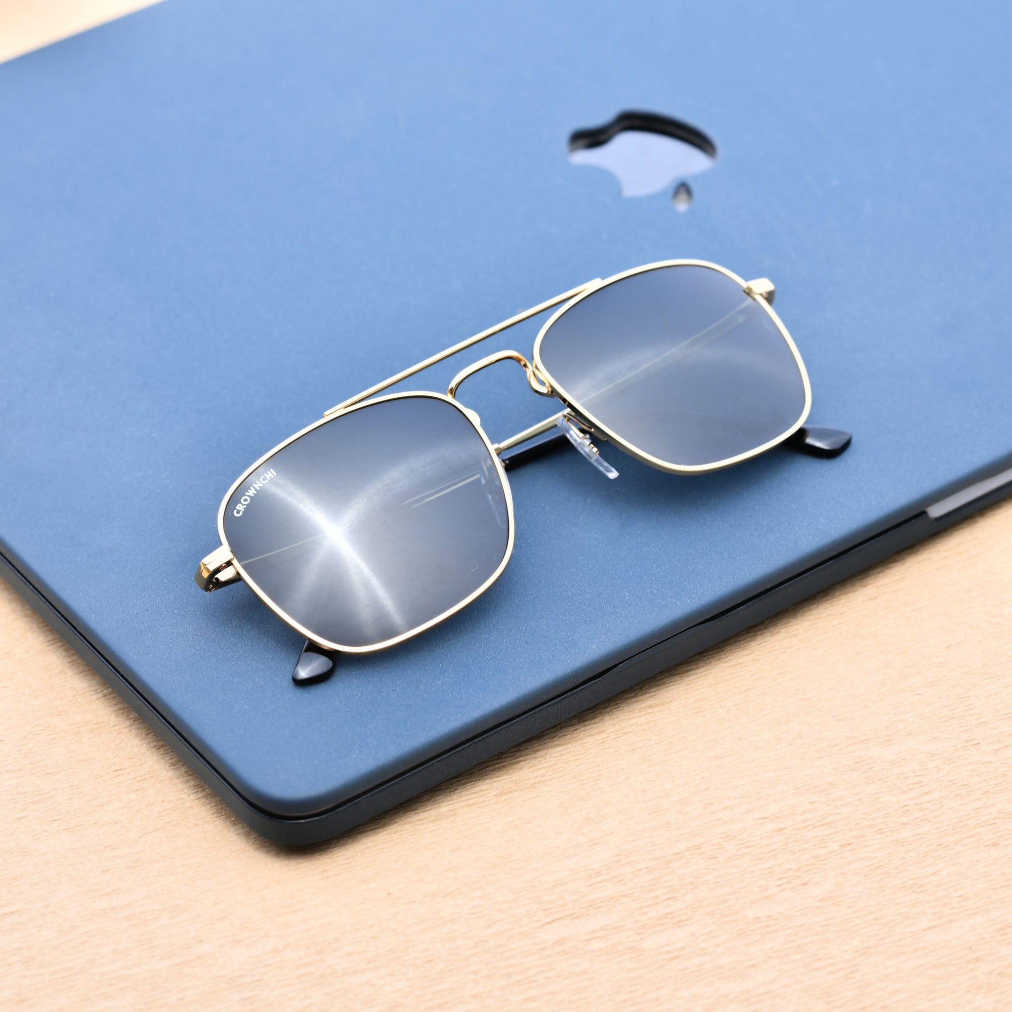 Denver Gold Black Square Edition Sunglasses